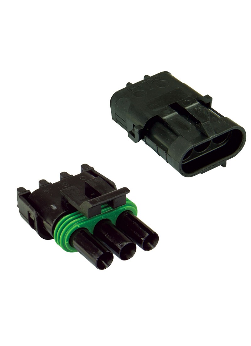 Weather Pack Complete Connector Set - 3 Pins