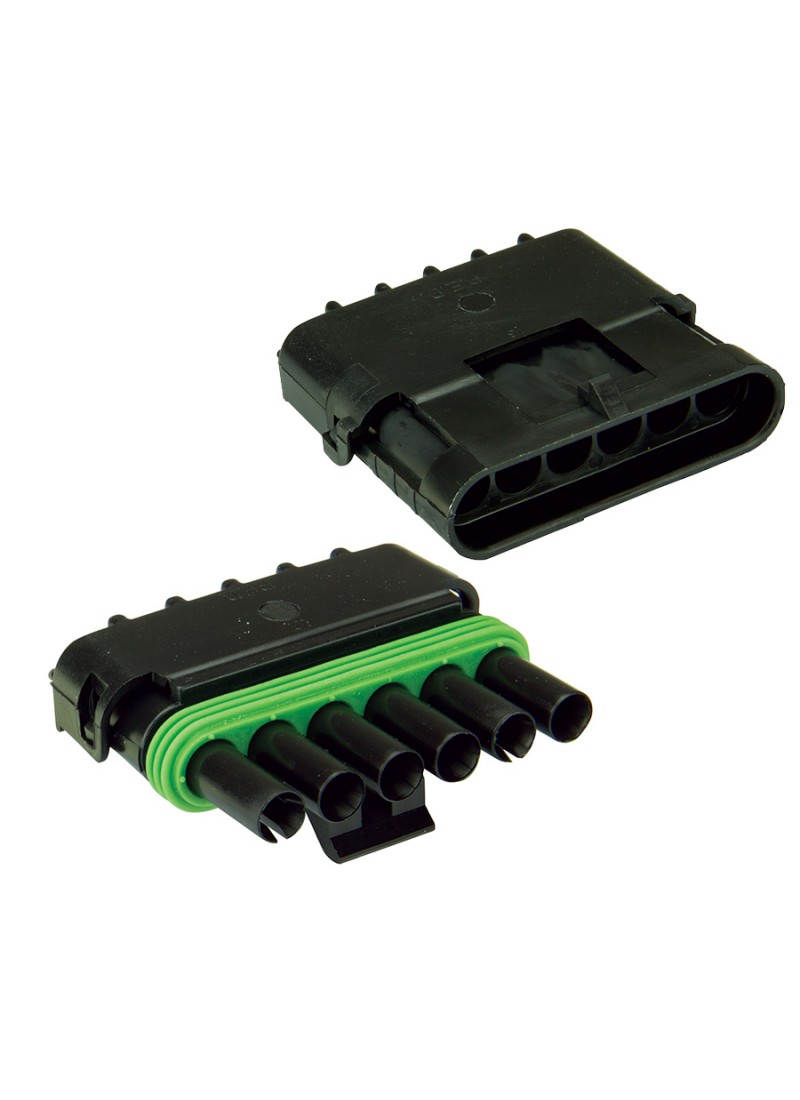 Weather Pack Complete Connector Set - 6 Pins