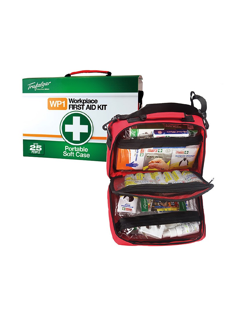 Work Place First Aid Kit Portable Soft Case