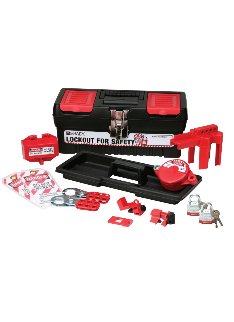 Standard Personal Lockout Tagout Kit with Steel Padlocks