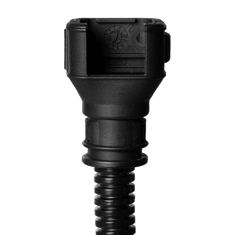 Harnessflex Backshell Straight, 6 Way AMPSEAL 16, Standard Plug, NC12 ...