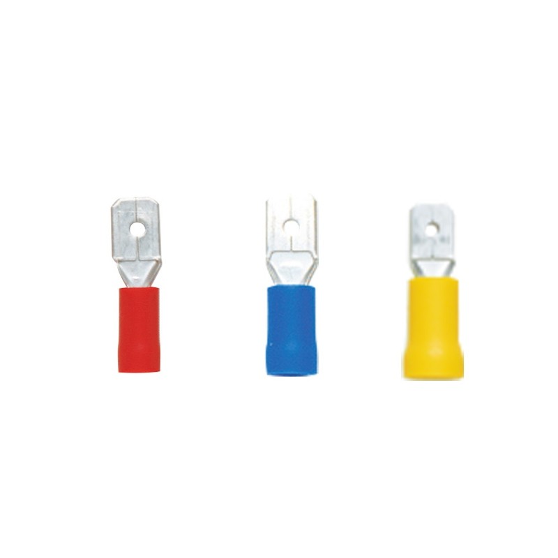 Pre-Insulated Quick Connect Male - Insulated Terminals - Terminals ...