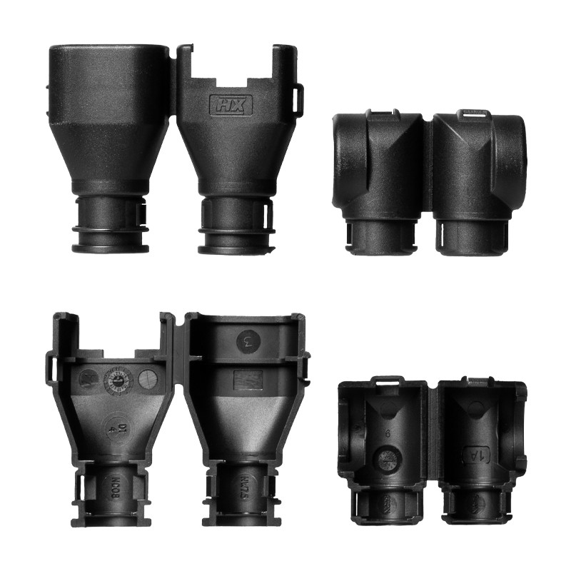 Harnessflex Backshell 90° Elbow for 4 Way DT Connector and NC08 Conduit ...