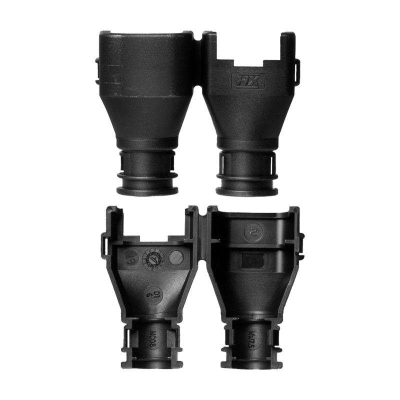 Harnessflex Backshell Straight for 6 Way DT Connector and NC08 Conduit ...