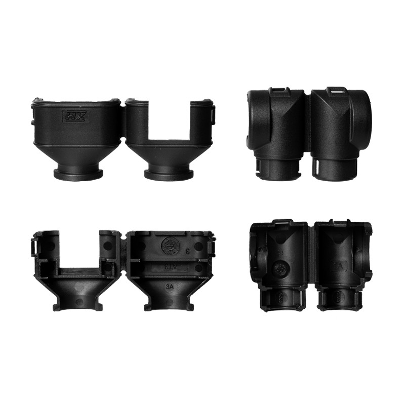 Harnessflex Backshell 90° Elbow, 3 Way AMPSEAL 16, Low Profile Plug ...