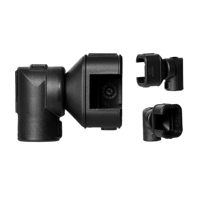 Harnessflex Backshell 90° Elbow, 4 Way AMPSEAL 16, Low Profile Plug ...