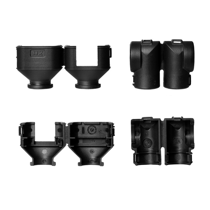 Harnessflex Backshell 90° Elbow, 4 Way AMPSEAL 16, Low Profile Plug ...