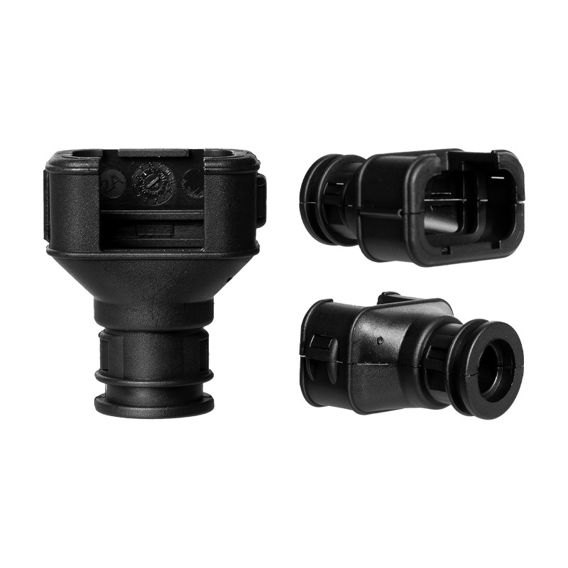 Harnessflex Backshell Straight, 3 Way AMPSEAL 16, Standard Plug, NC08 ...