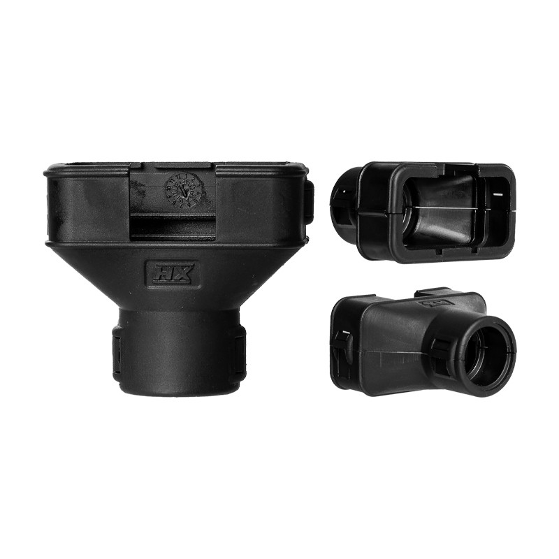 Harnessflex Backshell Straight, 12 Way AMPSEAL 16, Standard Plug, NC12 ...