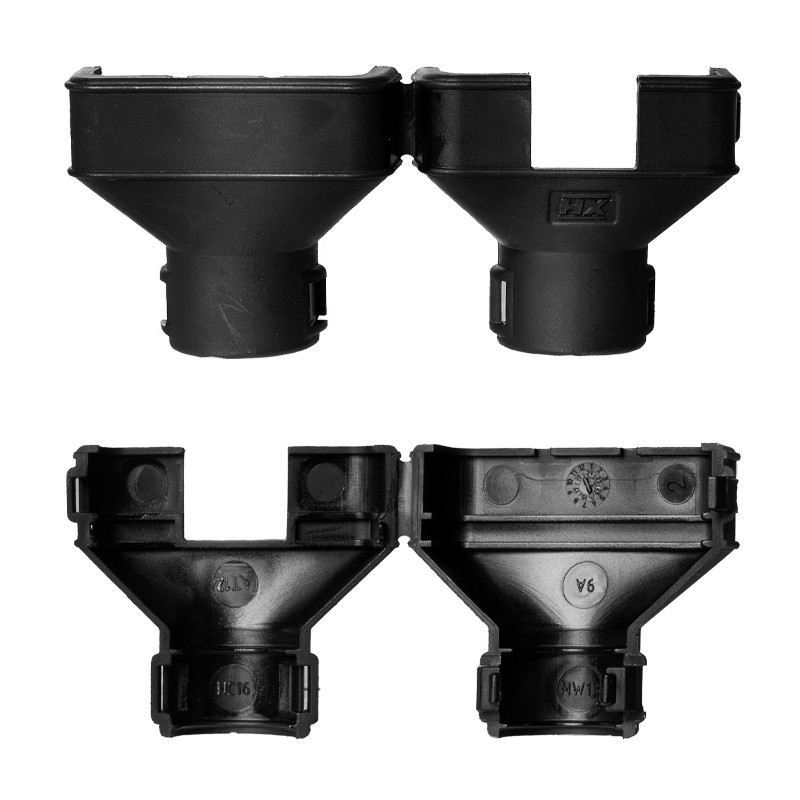 Harnessflex Backshell Straight, 12 Way AMPSEAL 16, Standard Plug, NC16 ...