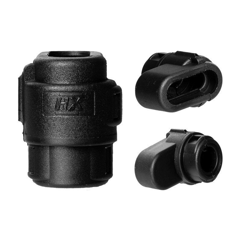 Harnessflex Backshell Straight for 3 Way SUPERSEAL Connector and NC08 ...