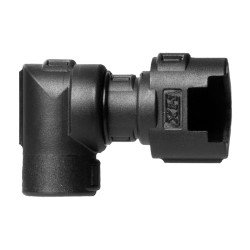 Harnessflex Backshell 90° Elbow for 3 Way DT Connector and NC12 Conduit ...